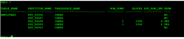Table partition | How to do Table Partitioning in Oracle with Example - Learnomate Technologies