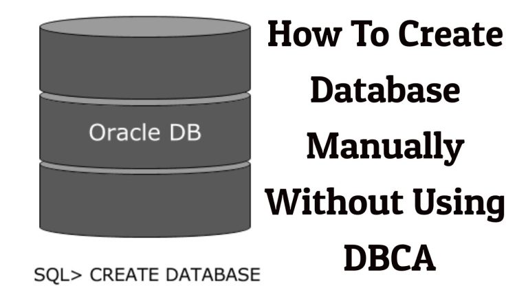Create Oracle 19c Database Manually - Learnomate Technologies